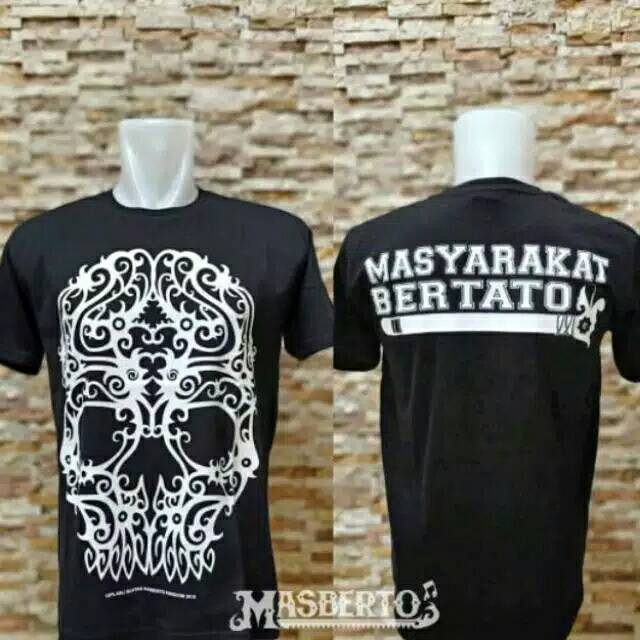 Jual KAOS MASBERTO / KAOS MASBERTO KINGDOM SKULL | Shopee Indonesia