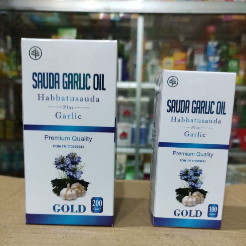 Jual sauda garlic oil habbatusauda plus garlic 100kpl dan 200kpl ...