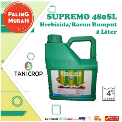 Jual Supremo 480SL 4 Liter - Racun Rumput ilalang Gulma Herbisida Basmi ...