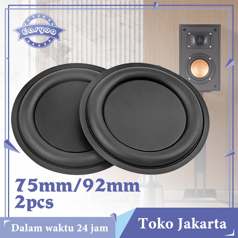 Jual Isi 2 Bass Pasif Radiator 75mm 92mm Subwoofer Passive Radiator ...