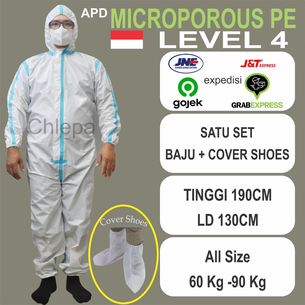 Jual Hazmat - Hazmat Apd - Microporous Blue Seal - Hasmat | Shopee ...