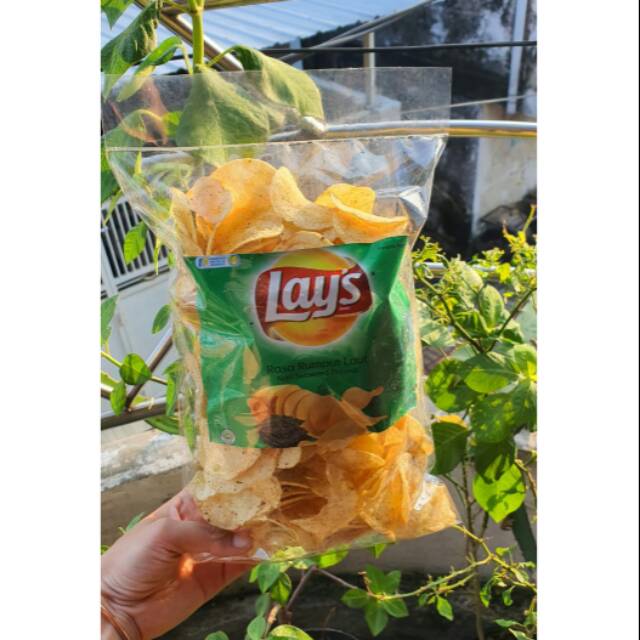 Jual Lays rasa rumput laut 250gr / Snack Repack | Shopee Indonesia