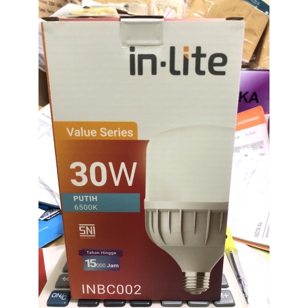 Jual lampu led Inlite tabung lampu led capsul 30watt INBC002 | Shopee Indonesia