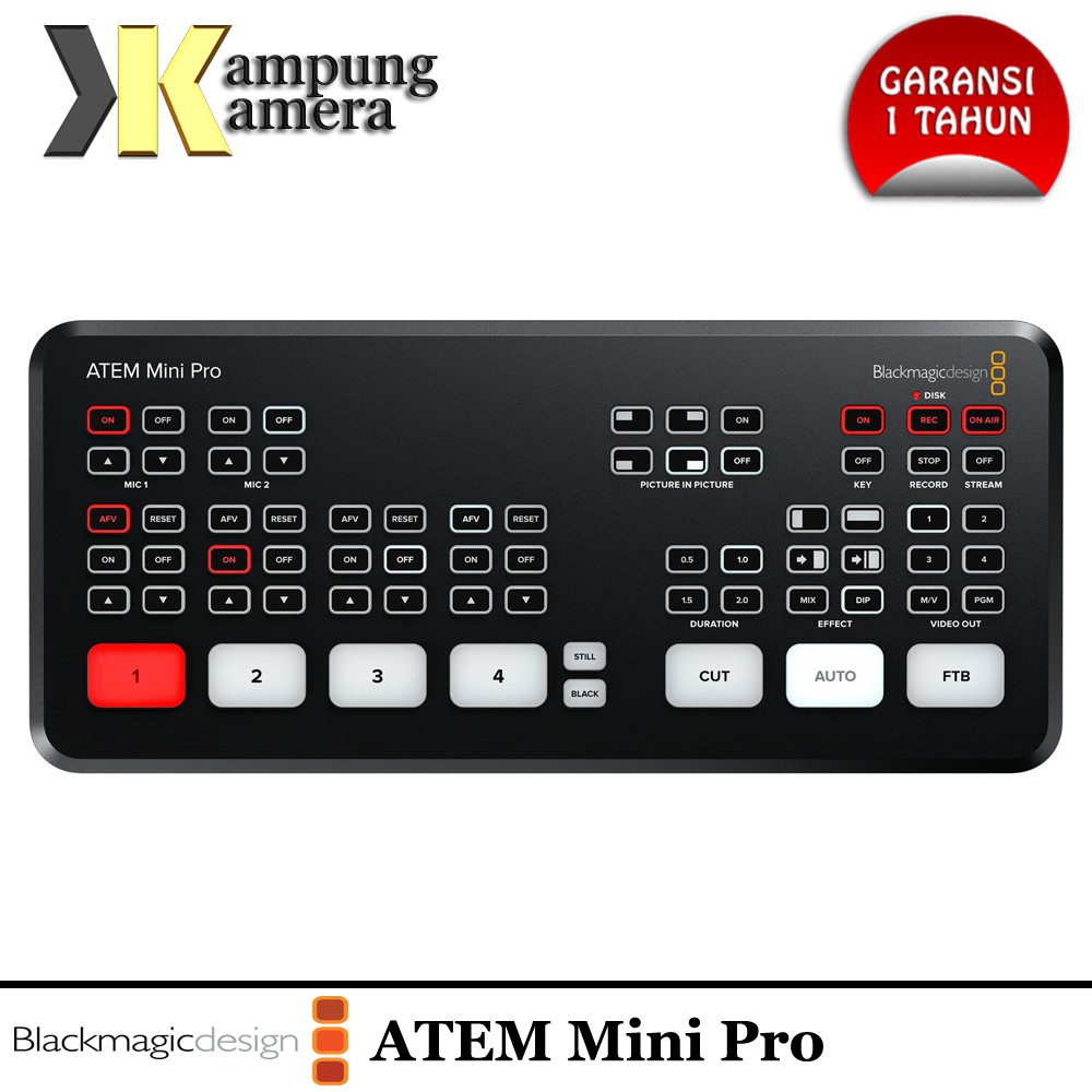 Jual Blackmagic Design ATEM Mini Pro Garansi 1 Tahun | Shopee Indonesia