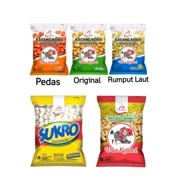 Jual Koroku Renceng / Kacang Kulit Dua Kelinci Renceng / Sukro Dua ...