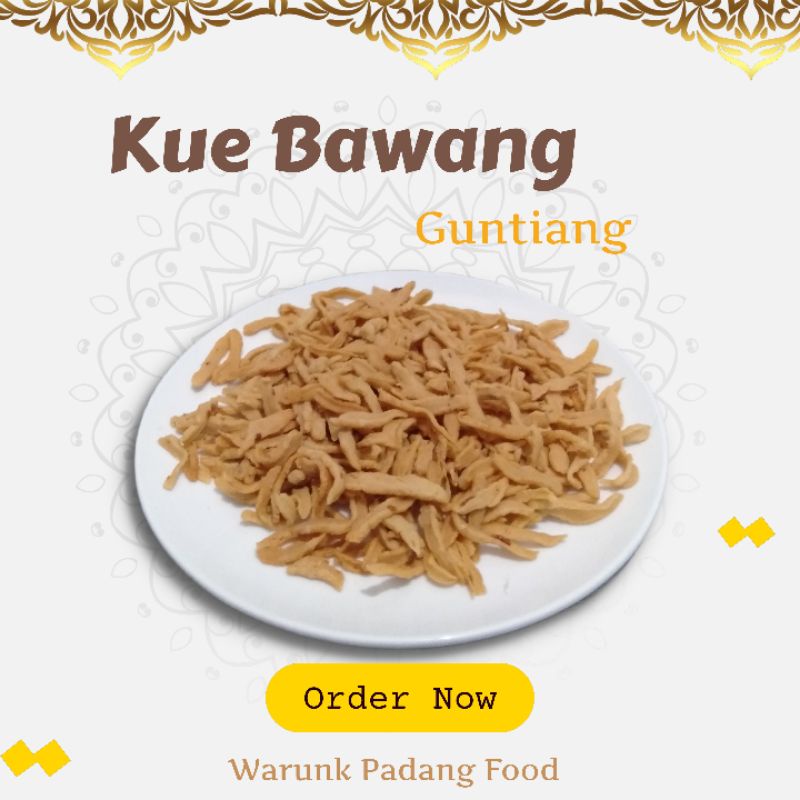 Jual Kue Bawang Guntiang Khas Padang | Kue Bawang Padang Tradisional ...