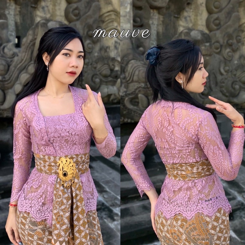 Jual KEBAYA BALI JADI BROKAT SEMI PRANCIS | Shopee Indonesia