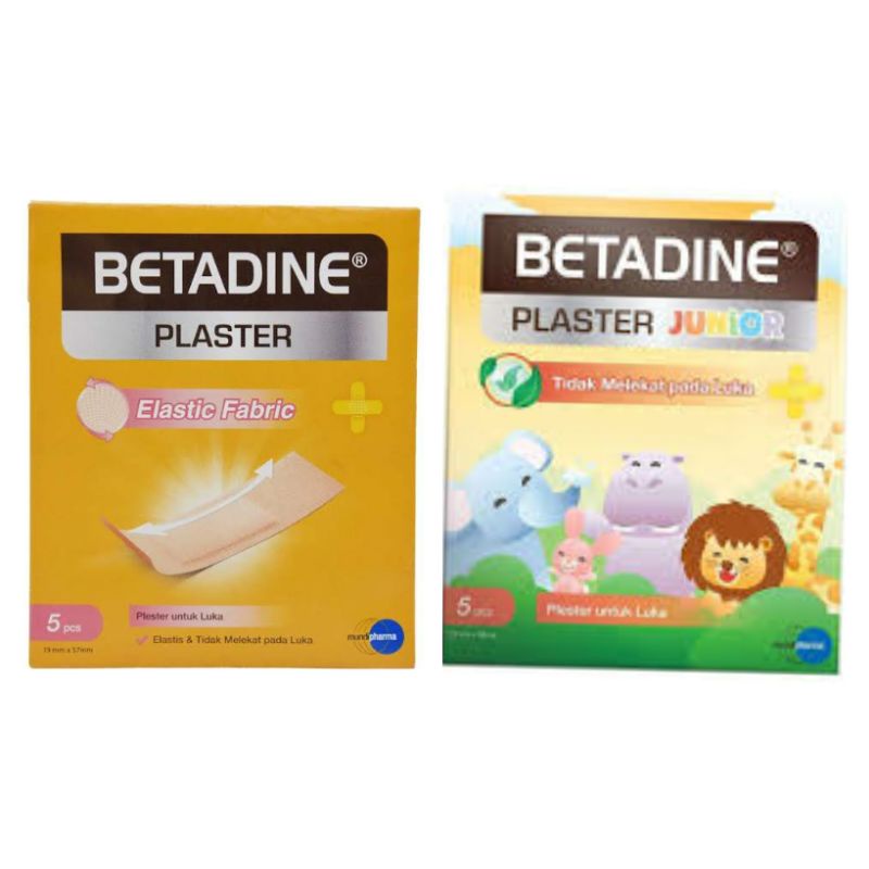 Jual Betadine plaster / plester luka junior / waterproof transparant ...