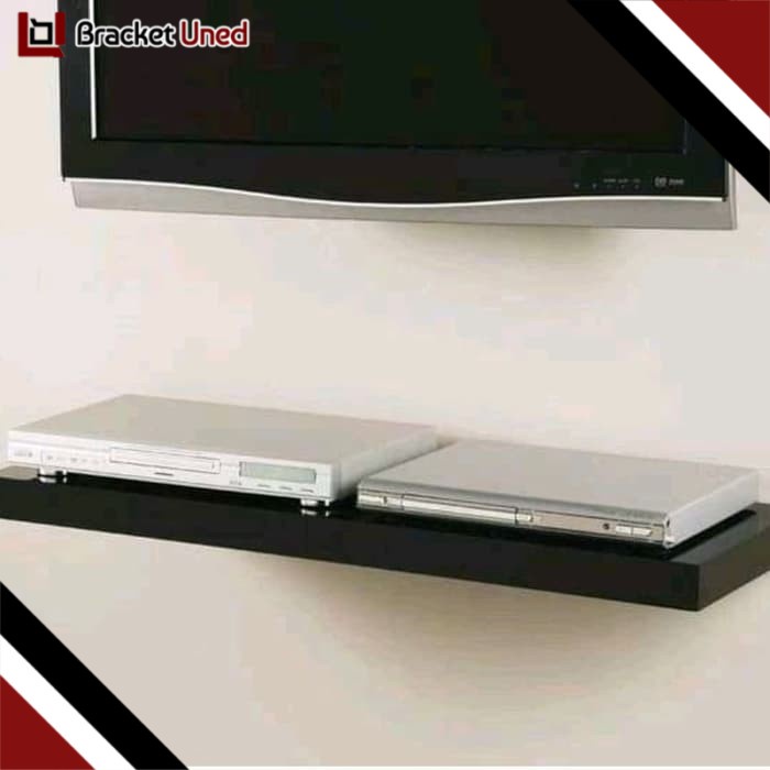 Jual Ambalan TV Tray TV Wall Floating Selves Full Plat | Shopee Indonesia