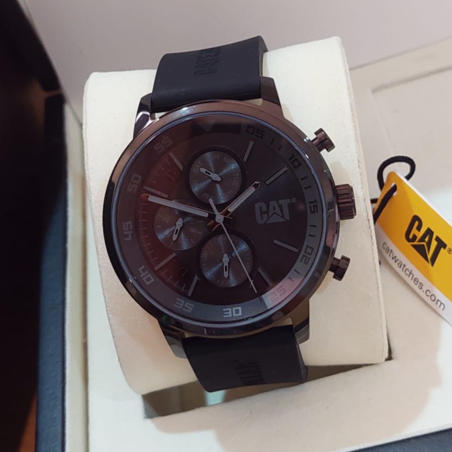 Jual JAM TANGAN PRIA CATERPILLAR CAT AK.169.21.121 BLACK ORIGINAL ...