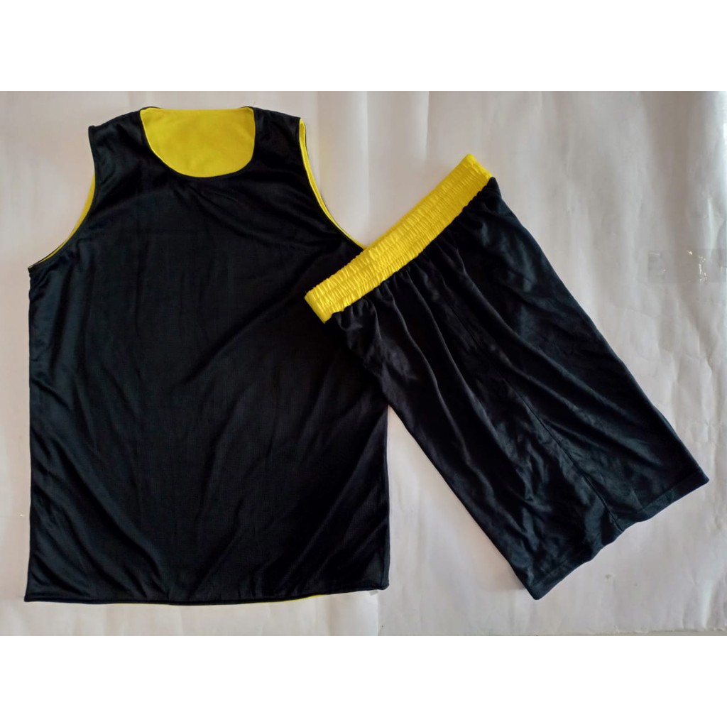 Jual Jersey Basket Polos Hitam Kuning | Shopee Indonesia