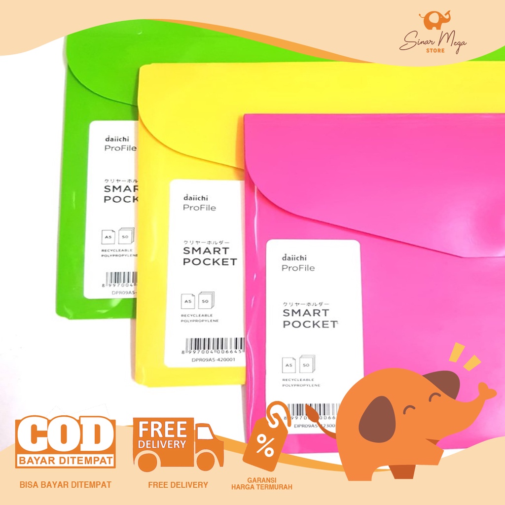 Jual Daiichi Smart Pocket A4 DPR09A4 / Map Tempat Dokumen A4 ...