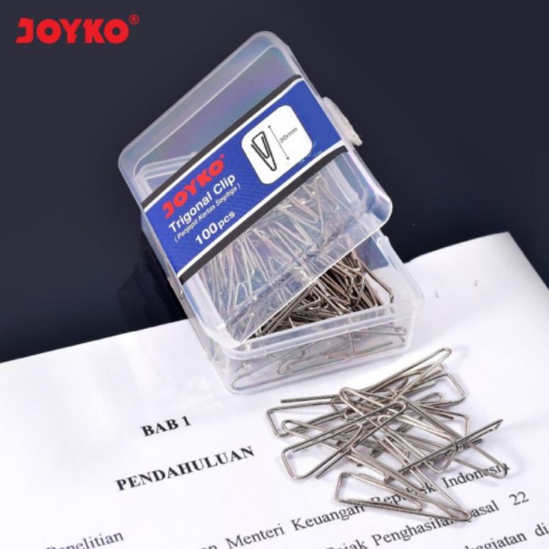 Jual TRIGONAL CLIP JOYKO NO.1P DAN 3P | PAPER CLIP JOYKO | KLIP KERTAS ...