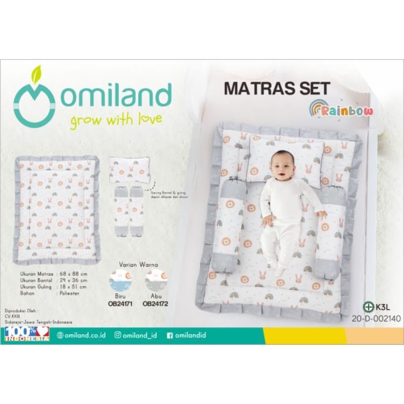 Jual Omiland Matras Bayi Rainbow (OB2417) | Shopee Indonesia
