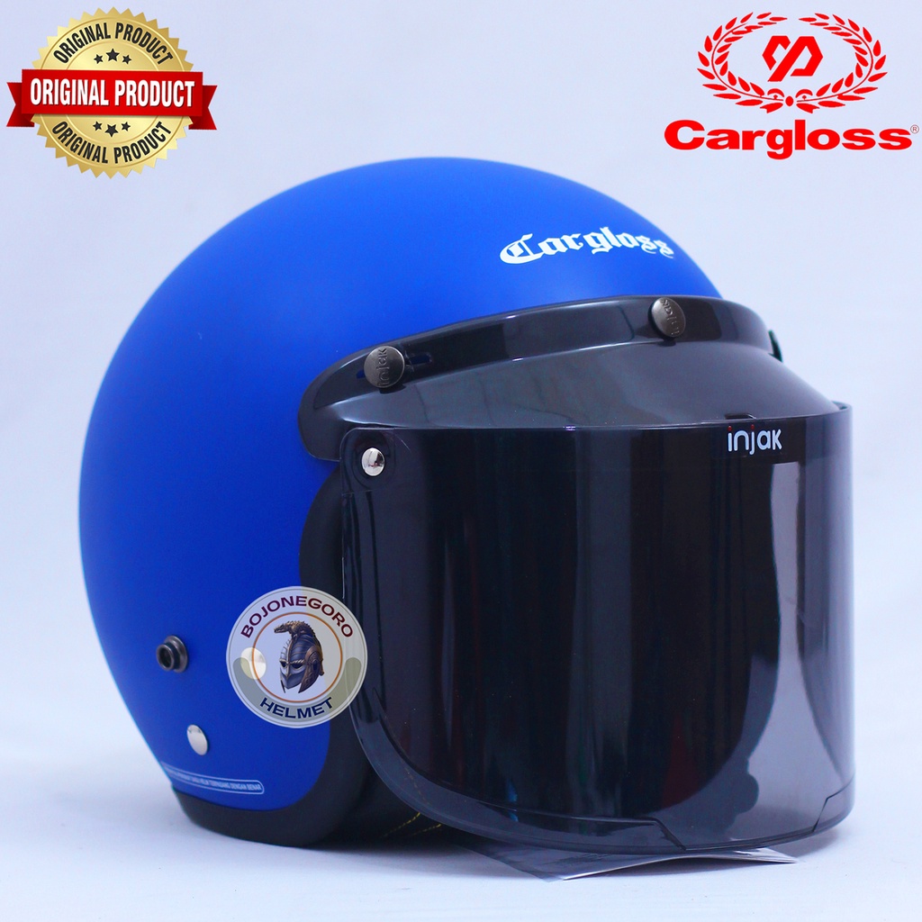 Jual Helm Cargloss CFM Original Series Free Kaca Datar Smoke | Shopee ...