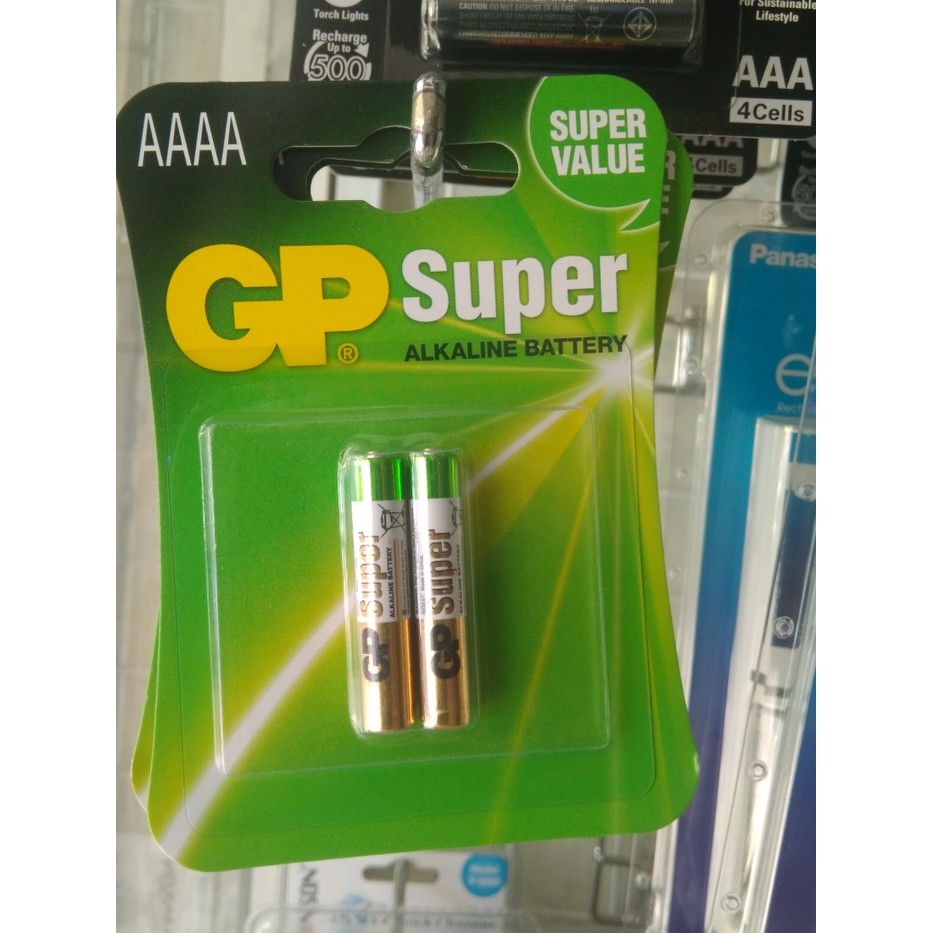 Jual Baterai battery Alkaline GP AAAA A4 E96 2pcs | Shopee Indonesia