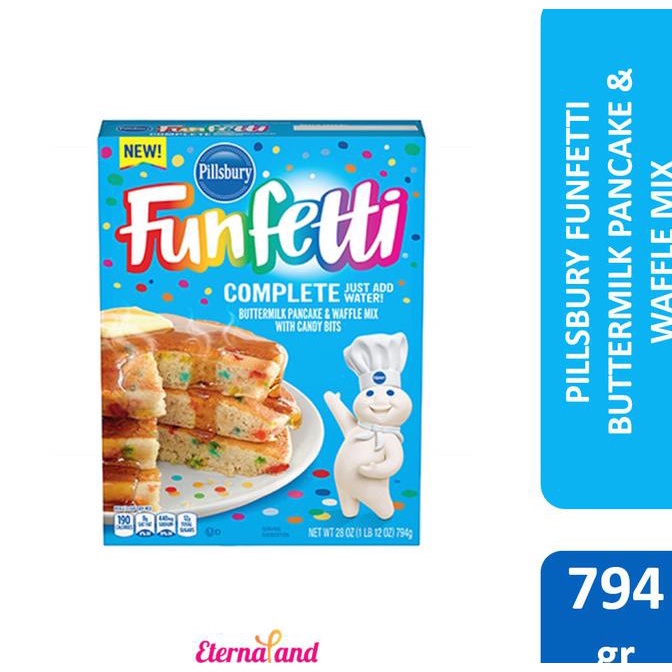 Jual Pillsbury Funfetti Buttermilk Pancake & Waffle Mix - Tepung ...