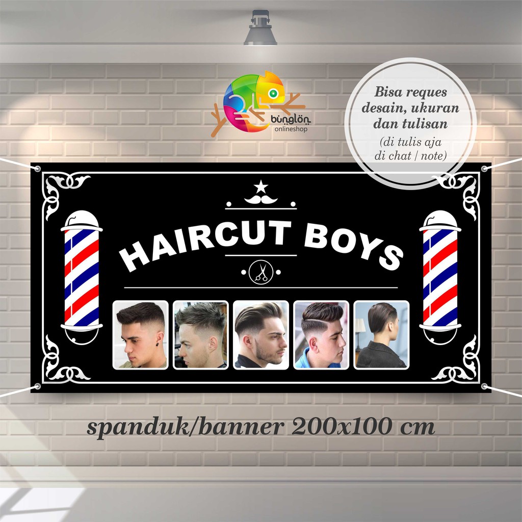 Jual Spanduk, Banner Pangkas Rambut Keren Terbaru | Shopee Indonesia