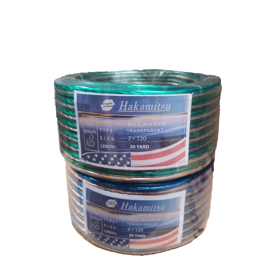 Jual Kabel Listrik Transparan Serabut 2x120 20m Per Roll Hakamitsu | Shopee Indonesia