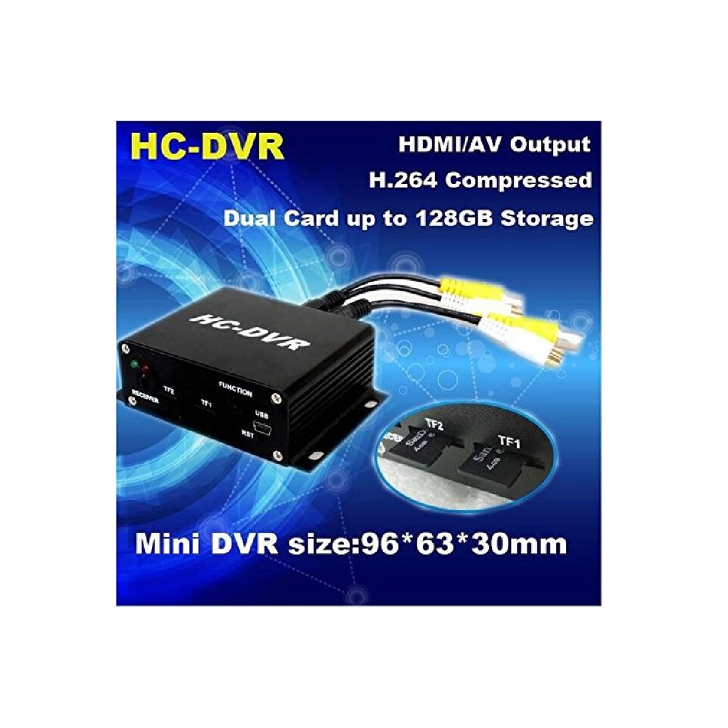 Jual Alat Mini DVR - Rekam Video Monitor CCTV - 720 HD - Dual TF Card ...