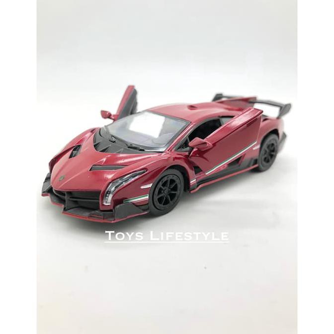 Jual maddox - Kinsmart Diecast - Lamborghini Veneno Skala 1:32-36 ...