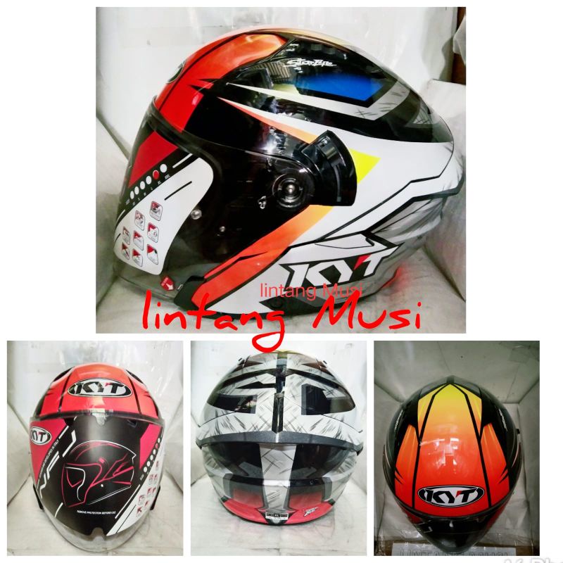 Jual HELM KYT NFJ MOTIF | Shopee Indonesia