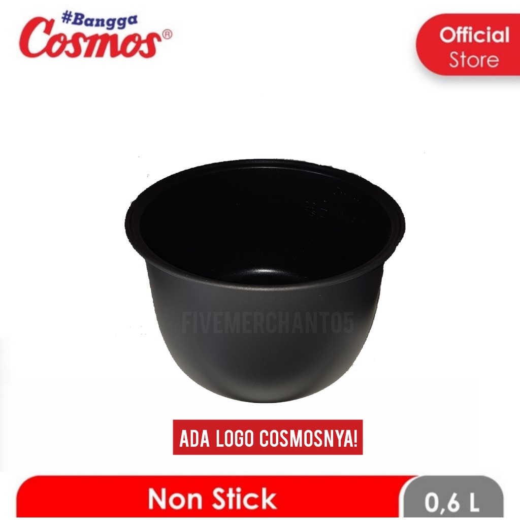 Jual Inner Pot Cosmos 0,6 Liter Panci Rice Cooker Cosmos CRJ 1001 CRJ ...