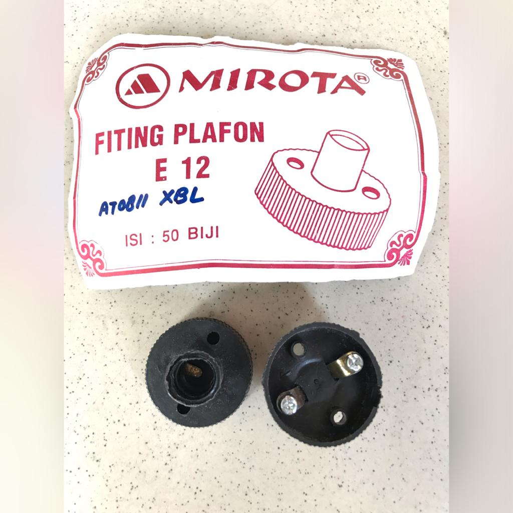 Jual FITTING PLAFON / FITTING DUDUK E12 MIROTA | Shopee Indonesia