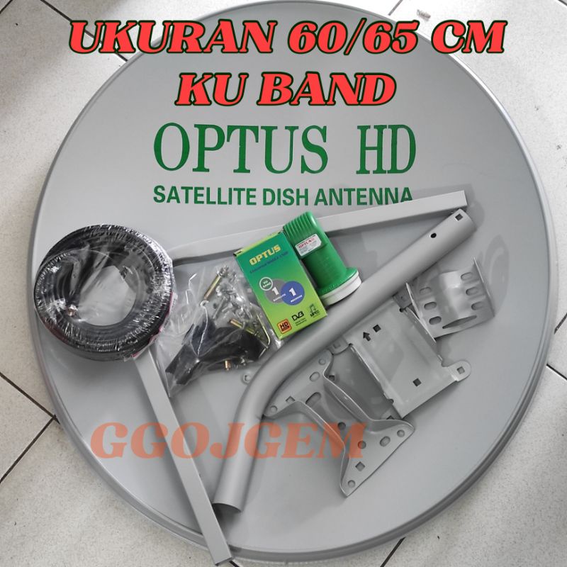Jual Paket Komplit ODU Dish Parabola OPTUS / K vision 60 / 65 cm ...