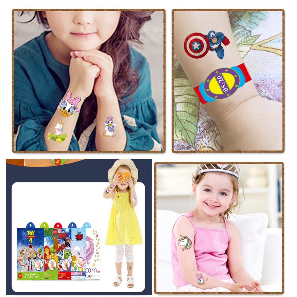 Jual [LOGU] Mainan tato anak, Mainan tattoo kartun lucu anak | Shopee ...