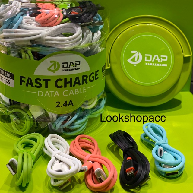 Jual Kabel Data DAP DYM100 / DYM 100 For Micro ( Perpcs / Eceran ) 2.4A ...