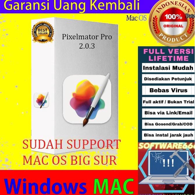 Jual Software Edit Foto Dengan Tool Vector: Pixelmator Pro 2 [MAC] | Shopee Indonesia