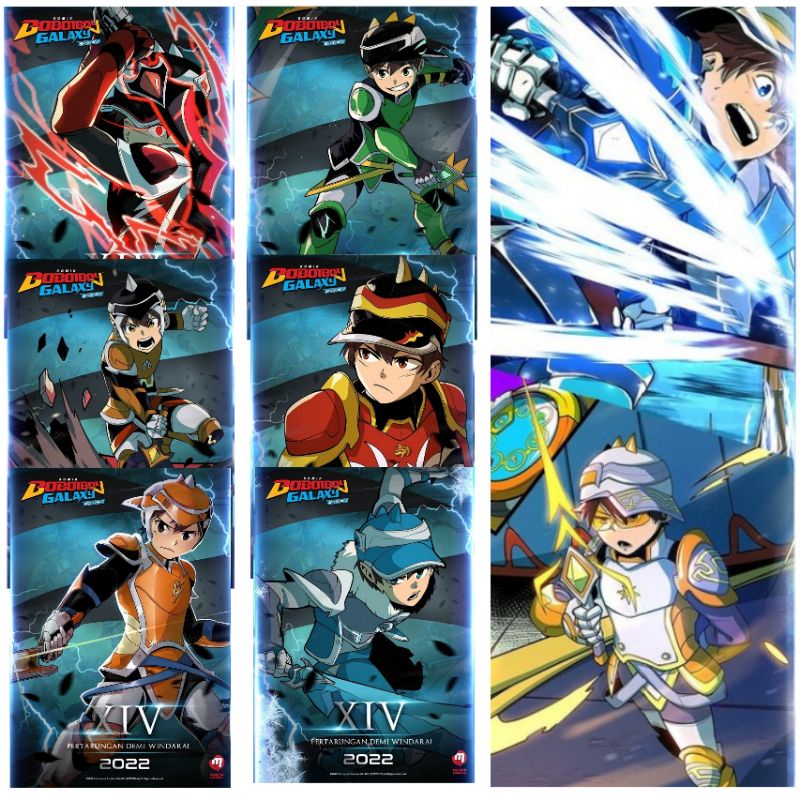 Jual boboiboy kuasa 7 full armor versi komik boboiboy galaxy musim 2 ...