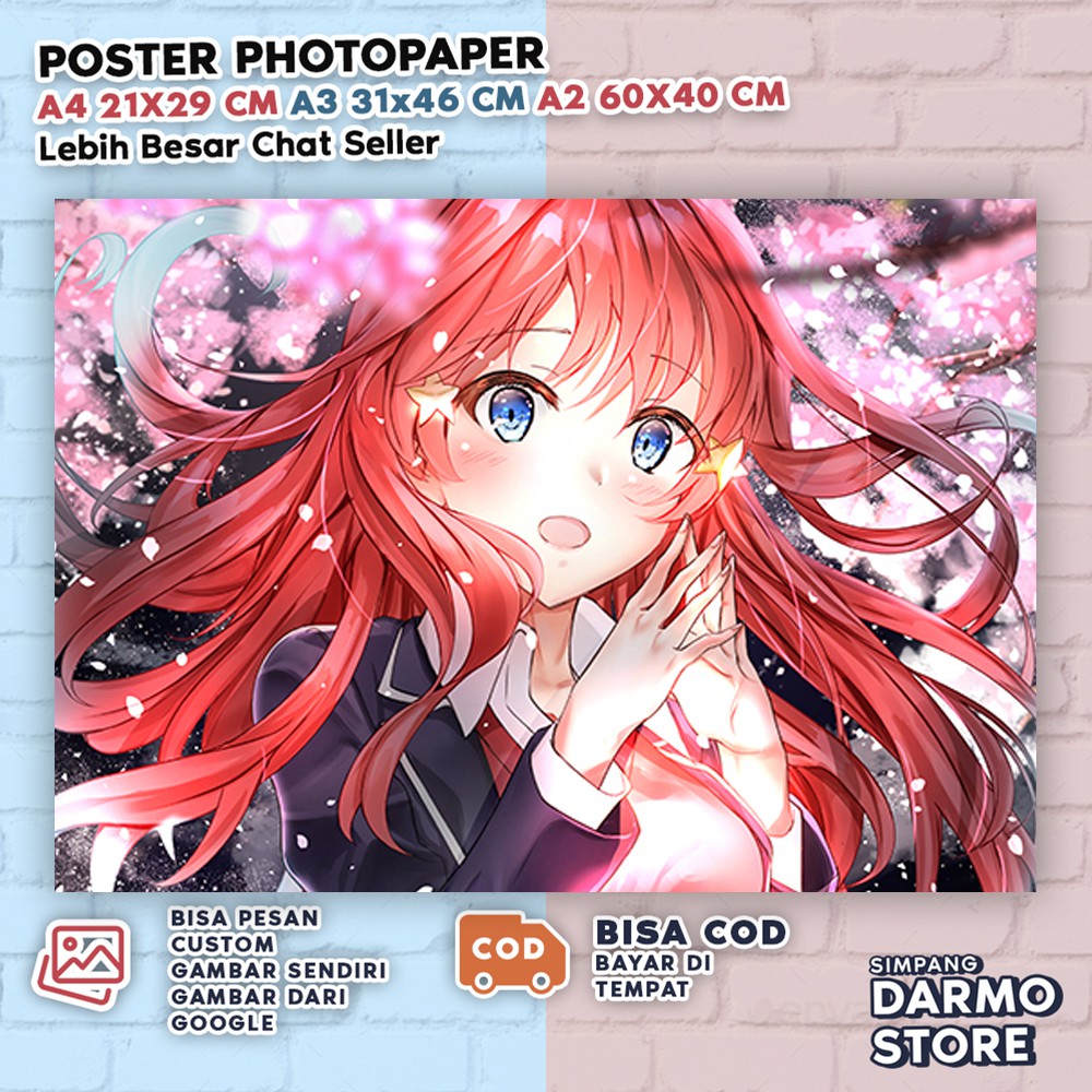 Jual Poster Anime Gotoubun no Hanayome Terbaru Hiasan dekorasi dinding ...