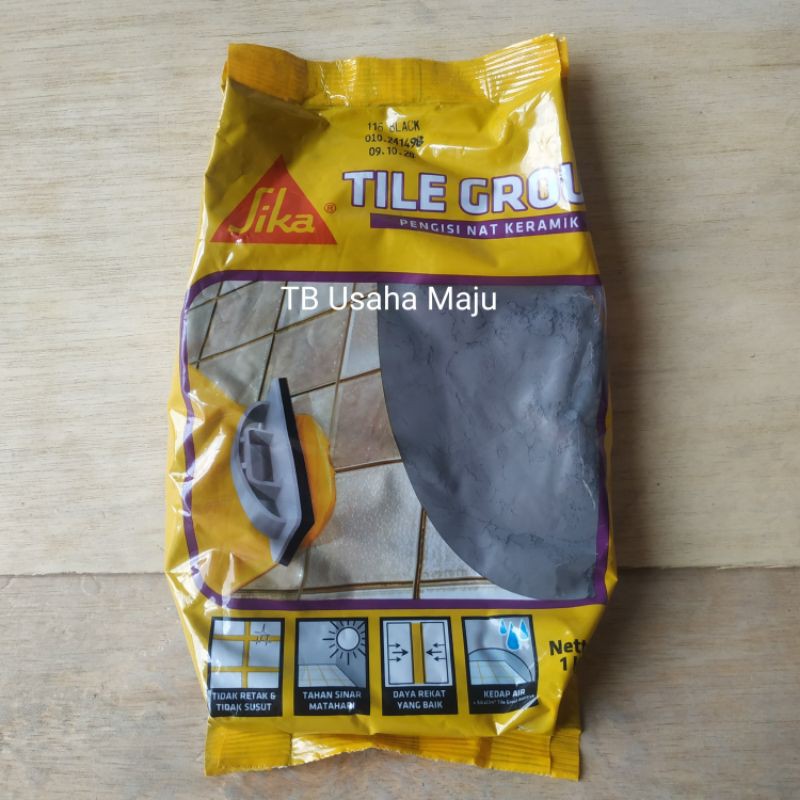 Jual Sika Tile Grout 1 Kg Warna Hitam Pengisi Nat Keramik Granite ...