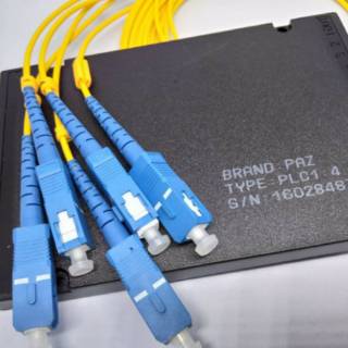 Jual Passive Splitter 1 4 Modular Besar SC UPC Merek PAZ Splitter Fiber ...