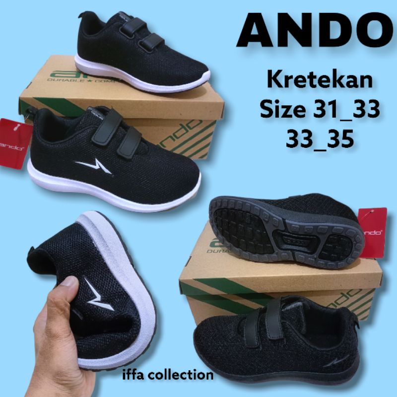 Jual sepatu Ando original terbaru redy di toko iffa | Shopee Indonesia