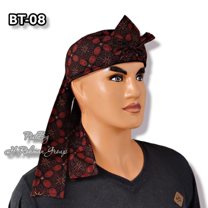 Jual BANGKON UDENG MOTIF BATIK IKET KEPALA IKET PRIA Iket Sunda Batik ...