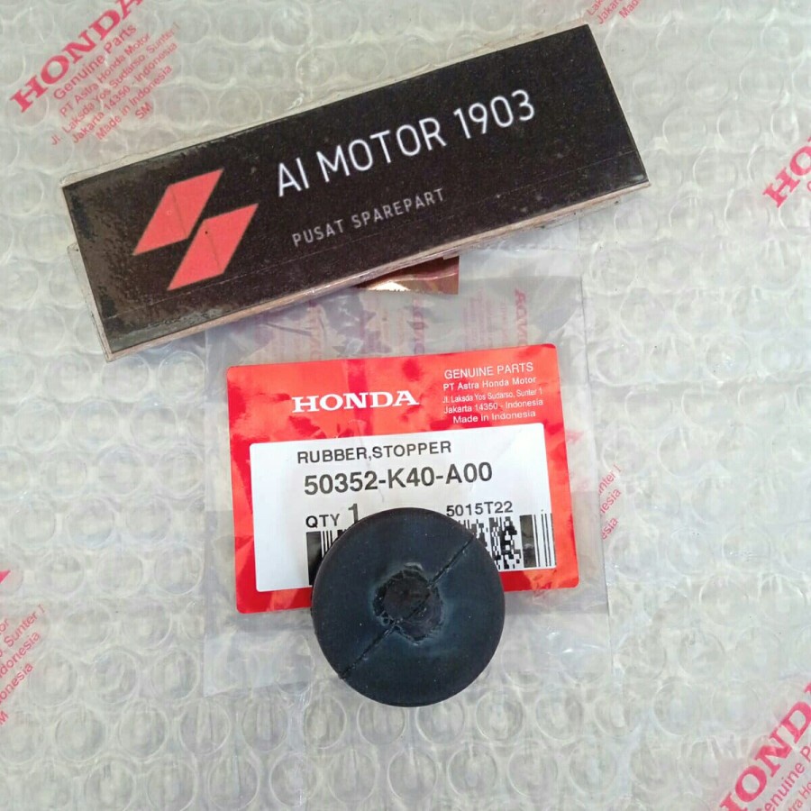 Jual KARET TAHANAN DUDUKAN MESIN RUBBER STOPER ENGINE PCX 160 50352-K40 ...