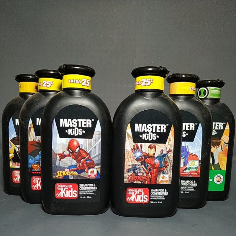 Jual MASTER KIDS SHAMPOO & CONDITIONER 150ML / SHAMPO & CONDITINER ANAK ...