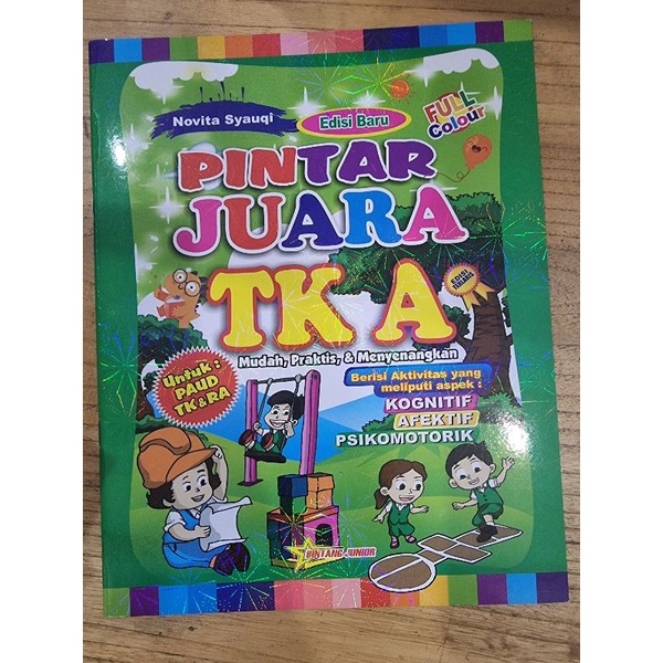Jual PAUD berhitung membaca menulis Calistung TK A TK B full warna ...