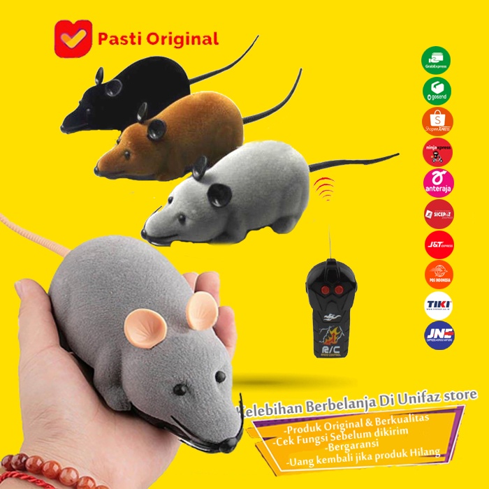 Jual Robot Tikus remote Tikus mainan Tikus remote control Alat Prank ...