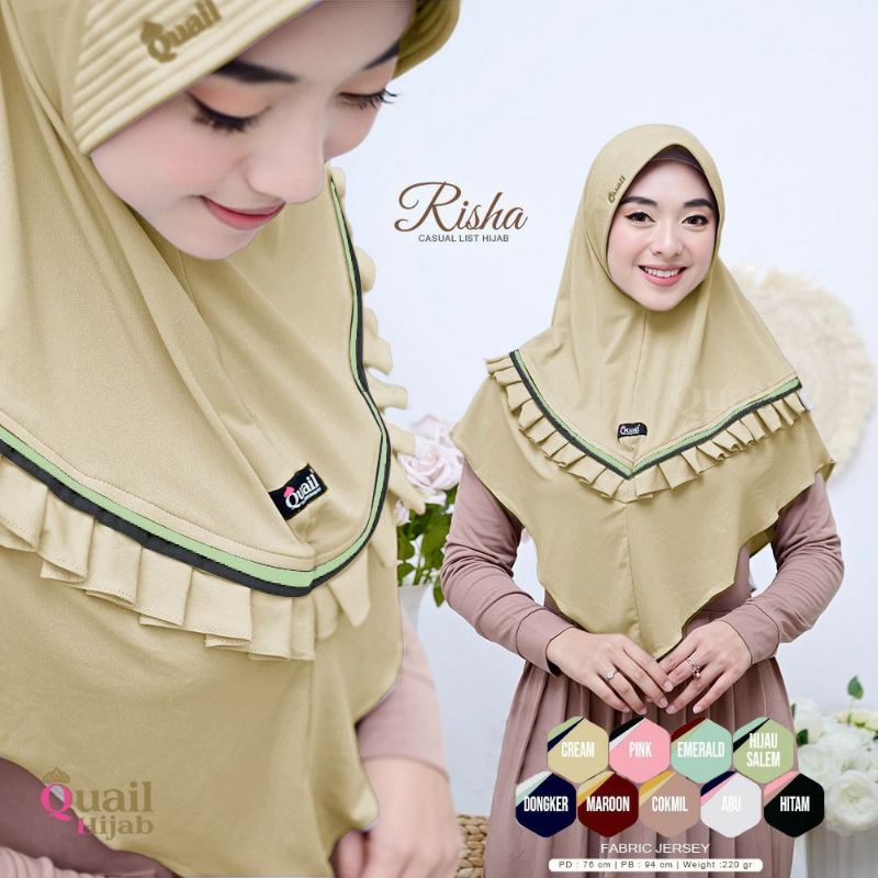 Jual Risha (Quail Hijab) | Shopee Indonesia