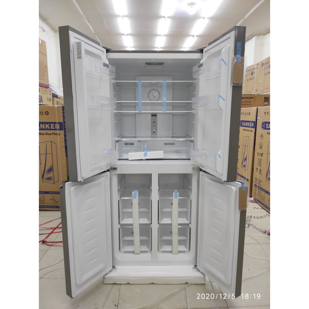 Jual KULKAS SHARP SJ-IF 51 PG-BK LEMARI ES 4 PINTU SIDE BY SIDE SJ IF ...