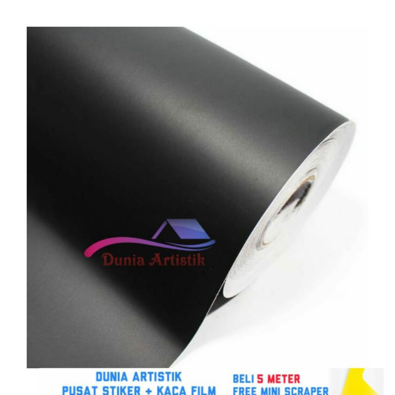 Jual Stiker Hitam doff lebar 122 // stiker hitam doff background ...