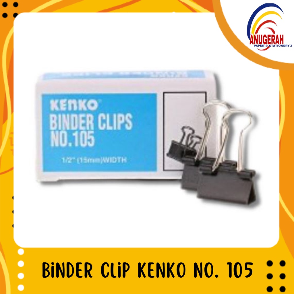 Jual Binder Clip Kenko No. 105 (PCS) | Shopee Indonesia
