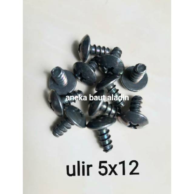 Jual Baut ulir 5x12 hijau isi 10pcs | Shopee Indonesia