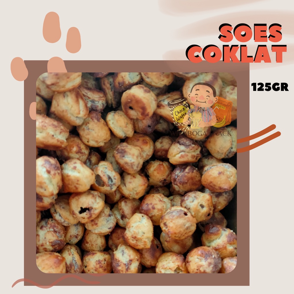 Jual SOES KERING COKLAT/ SUS KERING ENAK RENYAH / kue soes sop merah ...