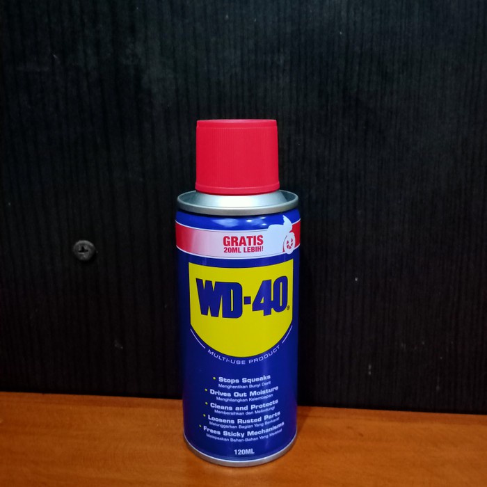 Jual WD-40 WD 40 WD40 MULTIUSE PRODUCTS 120ML 120 ML STANDARD CAN STANDAR KALENG CAIRAN PELUMAS ...