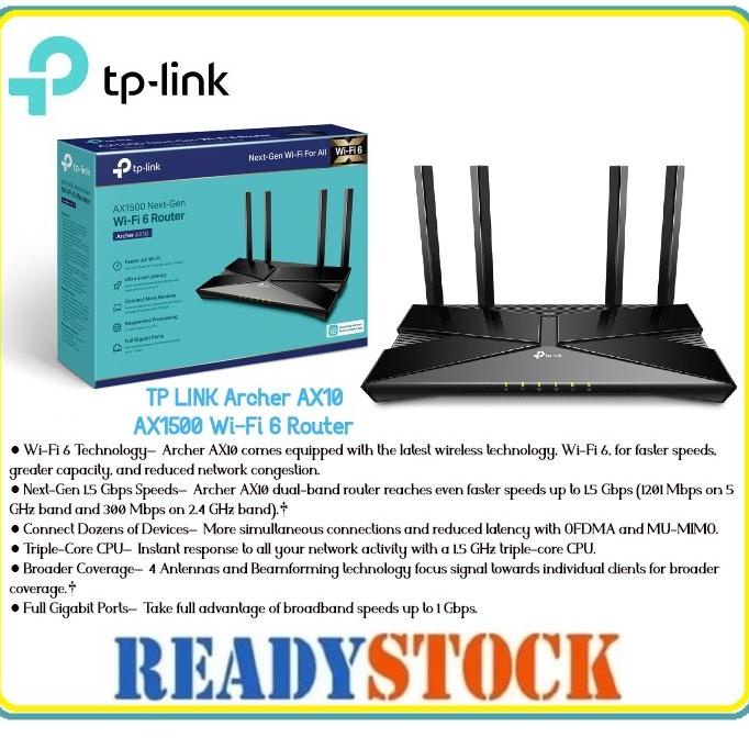 Jual TP LINK Archer AX10 AX1500 Wi-Fi 6 Router | Shopee Indonesia